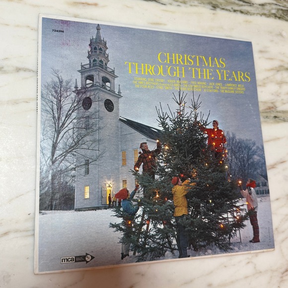 Mca | Media | Vintage Christmas Vinyl Record Christmas Through The ...